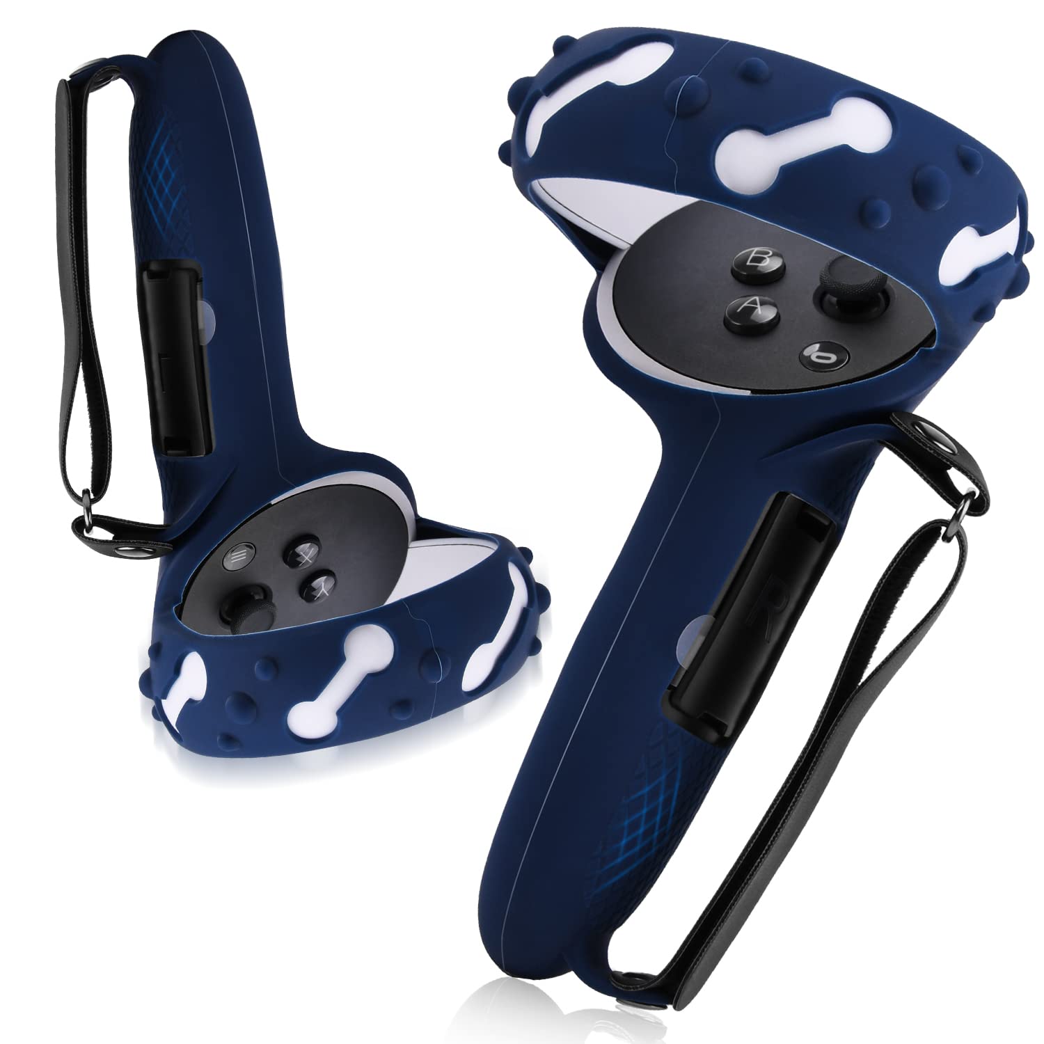 TechKen Battery Opening Controller Grips Compatible with Quest 2 ...