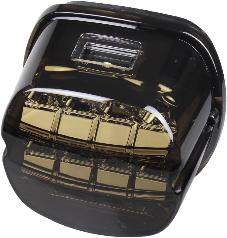 Amazon.com: LIUJJYH Motorcycle Brake Taillights Smoked LED Rear Tail ...