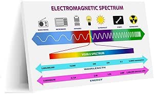 Amazon.com: Electromagnetic Spectrum Education Physics Science ...