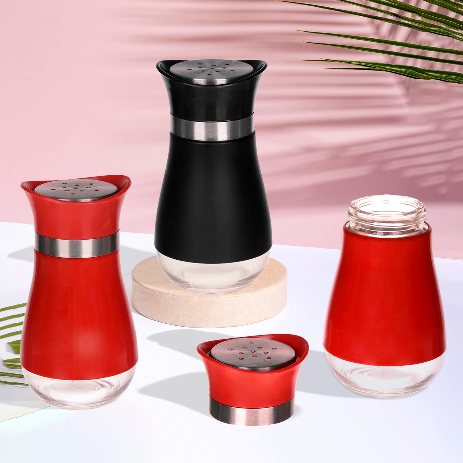 Buy Kuber Industries Salt Shaker Box | Stainless Steel Pepper Shaker ...