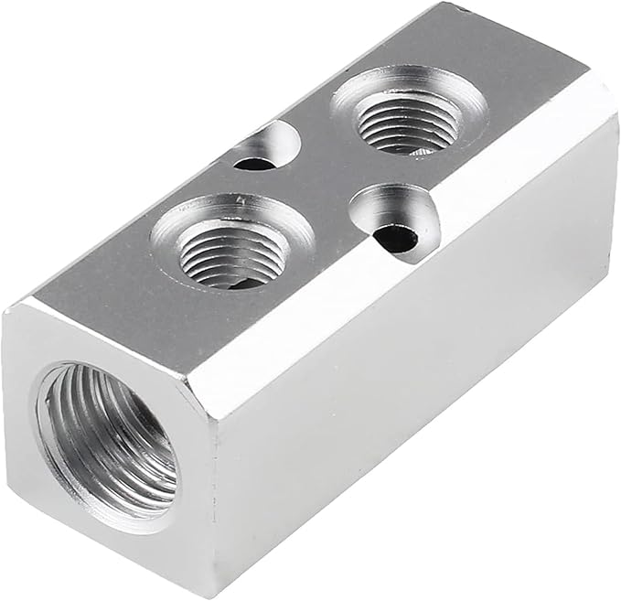 Amazon.com: Iceyon 2 Way Pneumatic Manifold Air Distribution Block ...