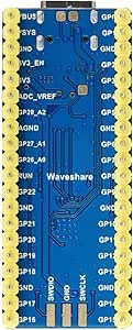 Amazon.com: waveshare RP2040-Plus, A Low-Cost, High-Performance Pico-Like MCU Board Based On ...