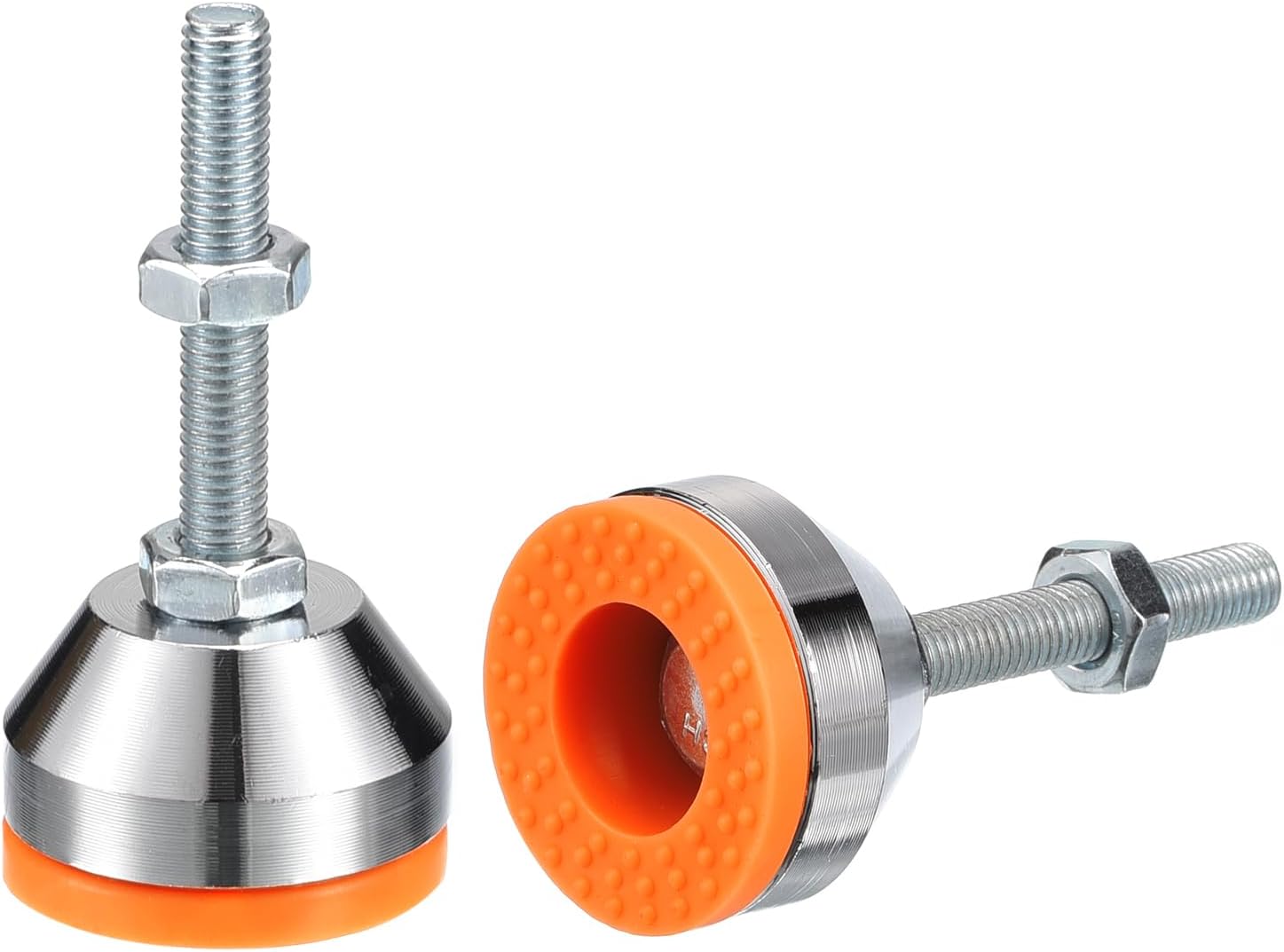 sourcing map Leveling Feet, 2Pcs M8x50x40mm - Carbon Steel Non-Skid ...