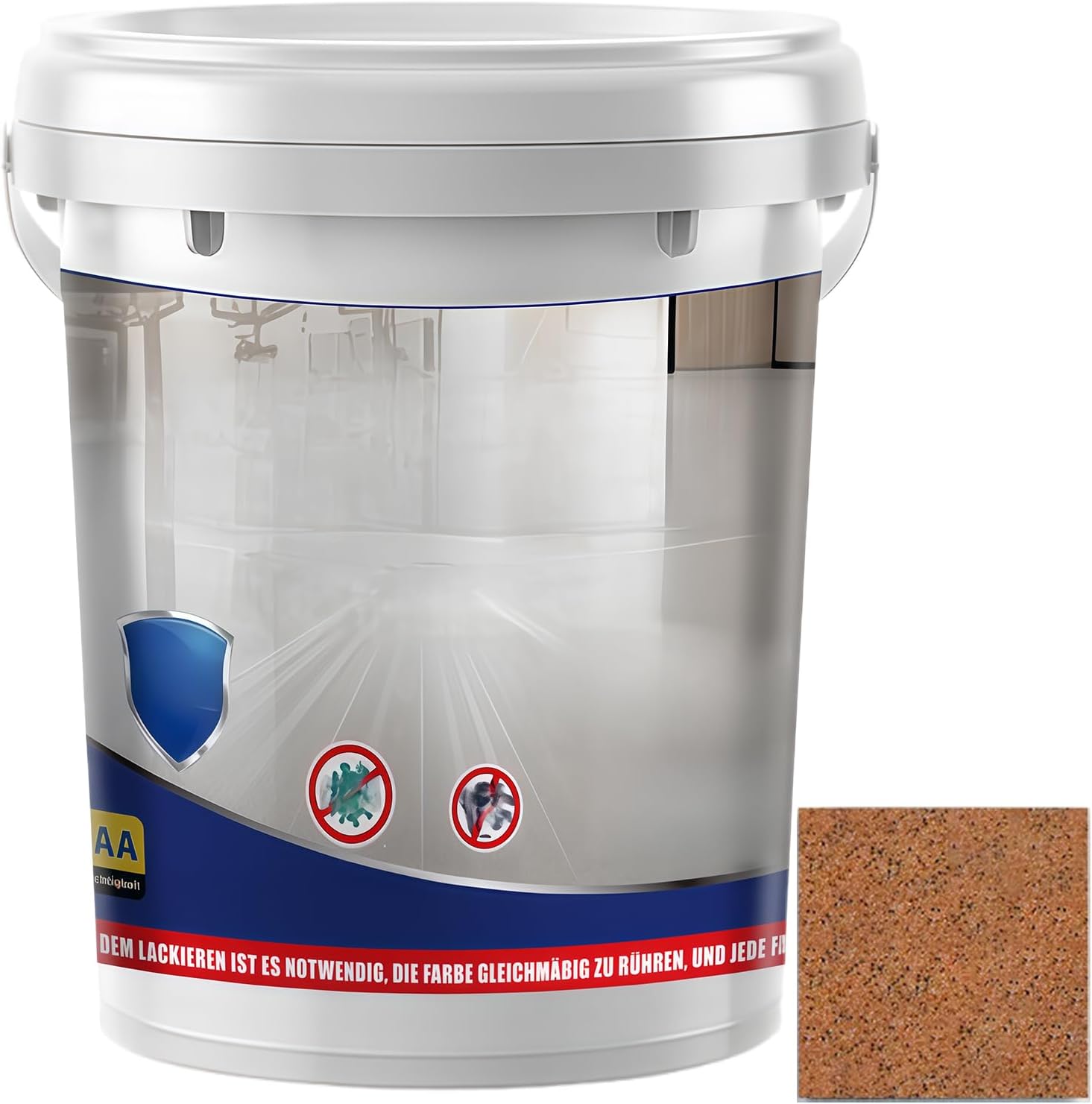 Epoxy Colored Sand Floor Paint, High Gloss Effect Epoxy Floor Coating ...
