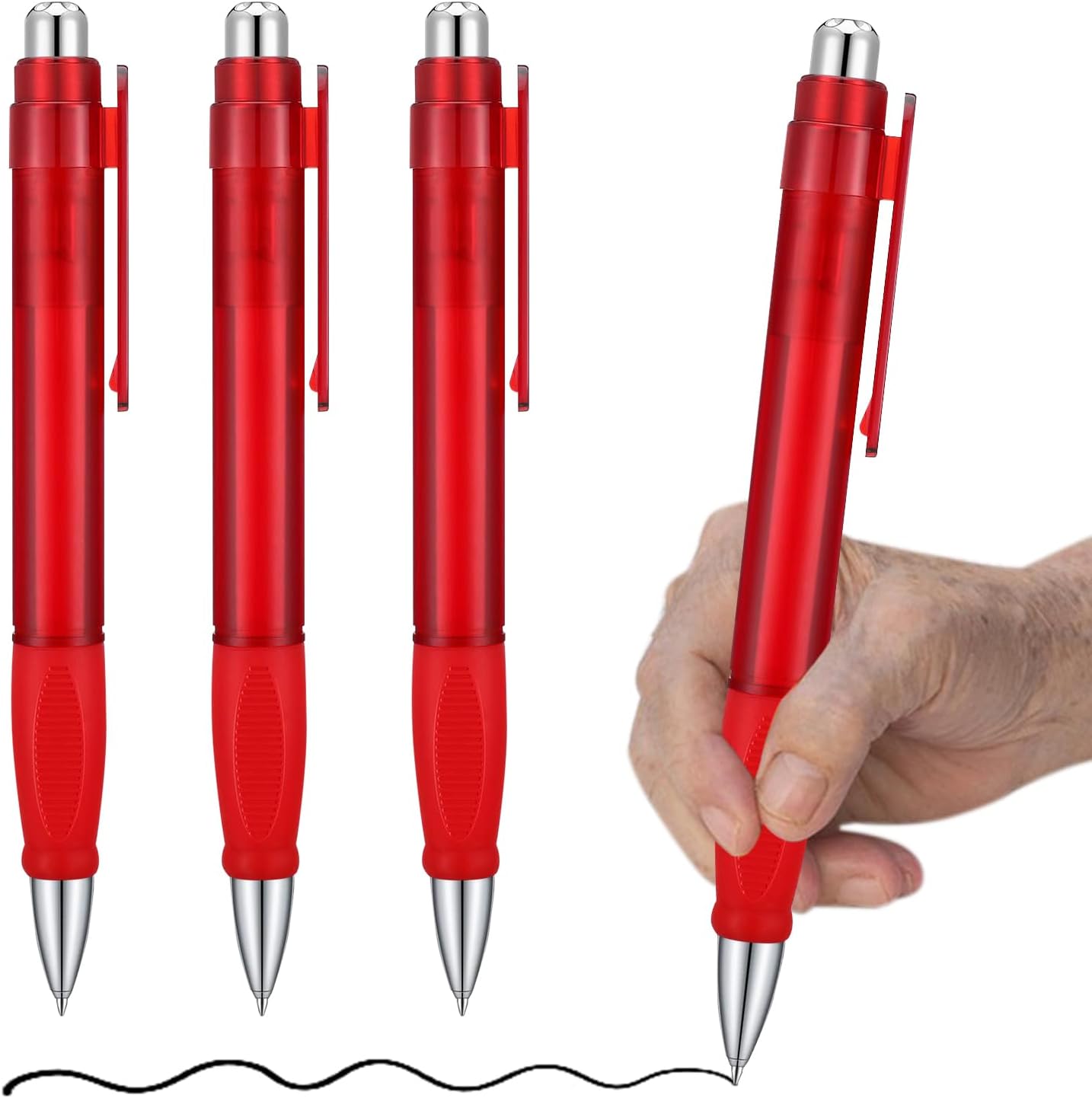 Amazon.com : lyforx Big Fat Pens - Enhanced Writing Stability for ...