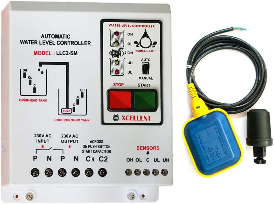 Microtail Fully Automatic Water Level Controller with sensor for ...