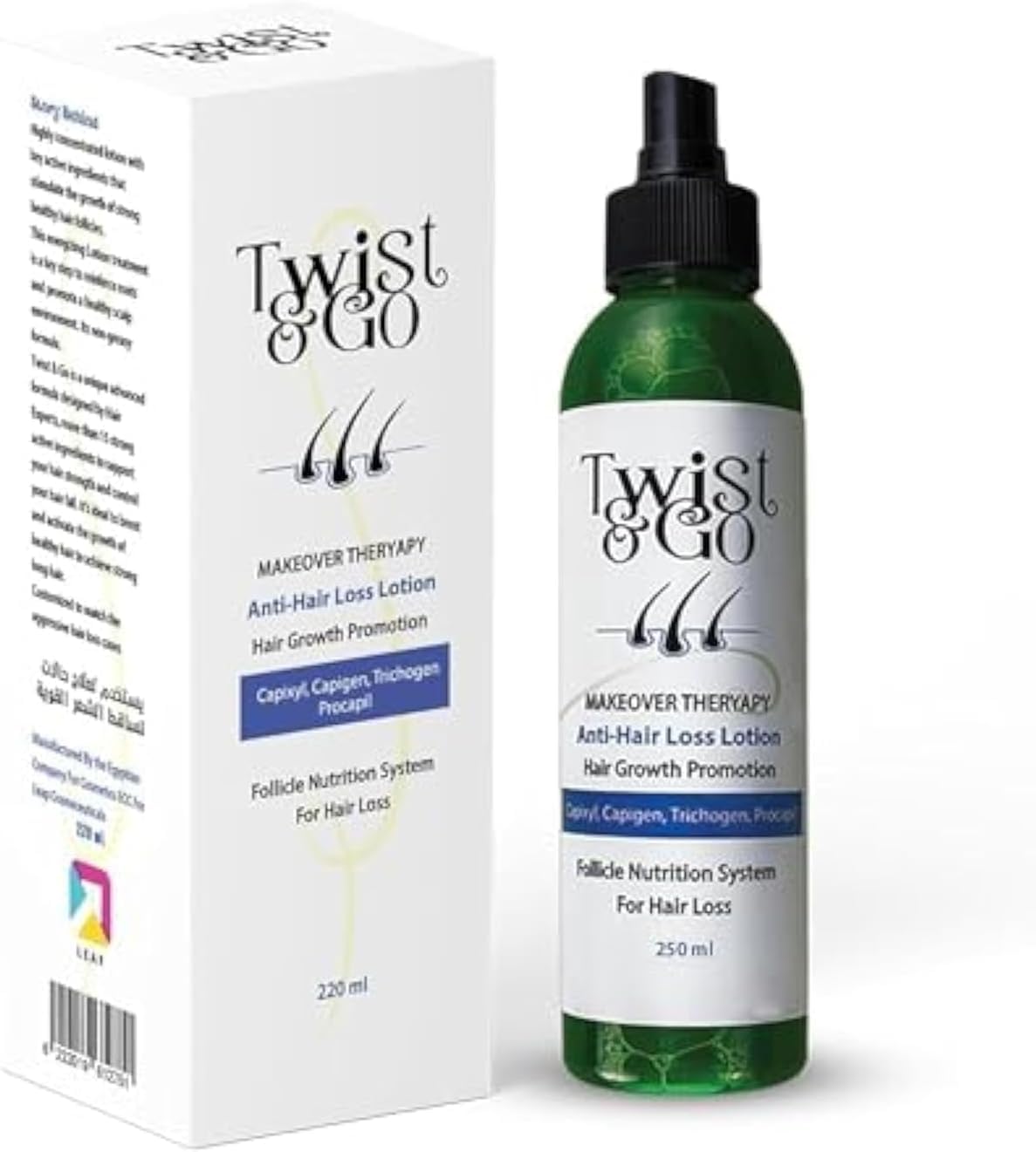 Twist & Go Anti-Hair Loss Lotion 250 Ml: Buy Online at Best Price in ...