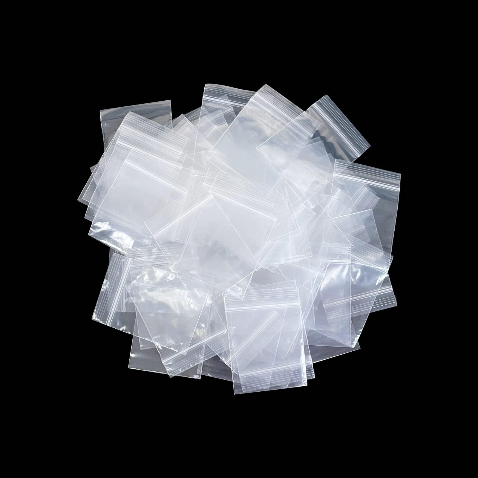 Amazon.com: ShipGuard 500 Count Resealable Zipper Poly Bags, 2 by 3 ...