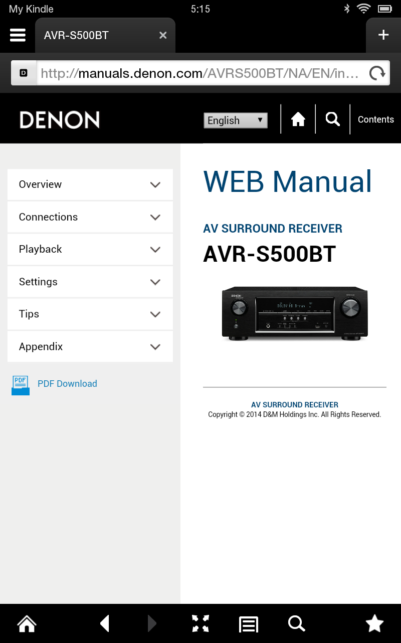 Denon 500 Series Remote - App on Amazon Appstore