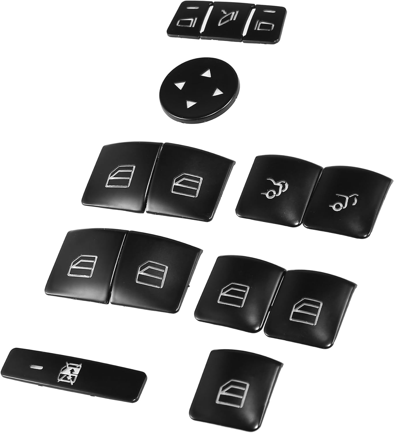 Amazon.com: HEROFFIX Set of 14 Door Armrest Window Panel Switch Button ...