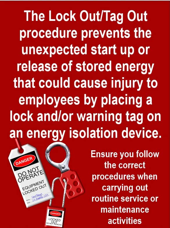 Ensure Our Follow The Correct procedures When Carrying Out routines ...