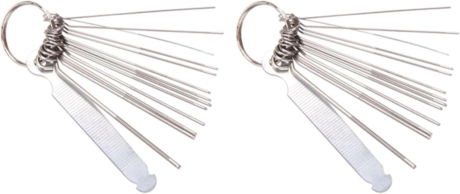 Amazon.com: Soaying 2X Guitar Nut Slotting Bridge Pin Hole Slot File ...