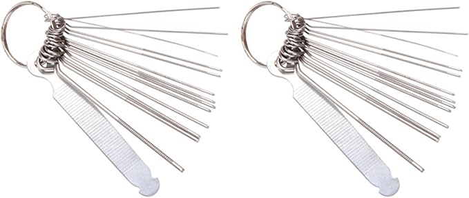 Amazon.com: Soaying 2X Guitar Nut Slotting Bridge Pin Hole Slot File ...