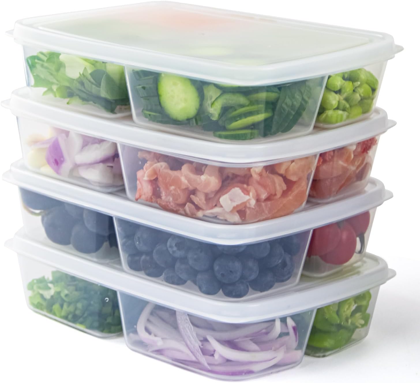 Amazon.com: Ziploc Food Storage Meal Prep Containers Reusable for ...