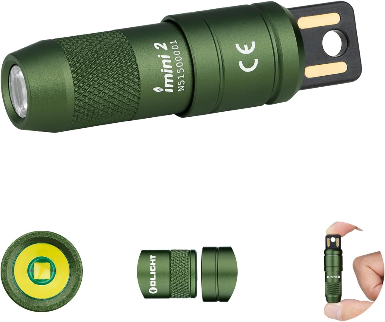 OLIGHT IMINI 2 Tiny Rechargeable Keychain Flashlight, 50 Lumens ...