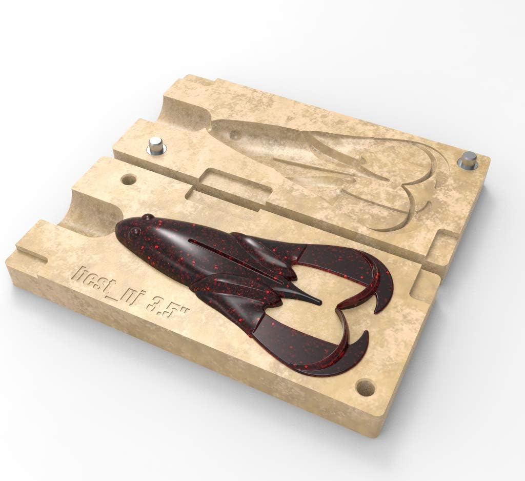 Amazon.com : Soft Plastiс Mold Lure Making Injection Molds Fishing ...