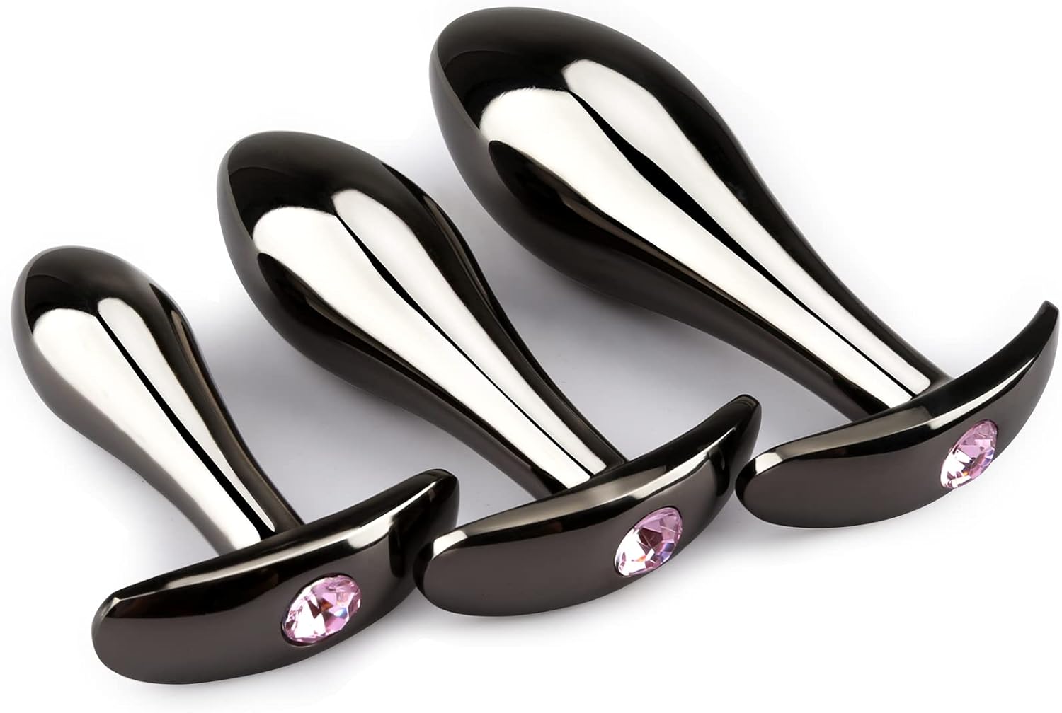 Amazon.com: Butt Plug Trainer Kit with Flared Base Metal Anal Plugs ...