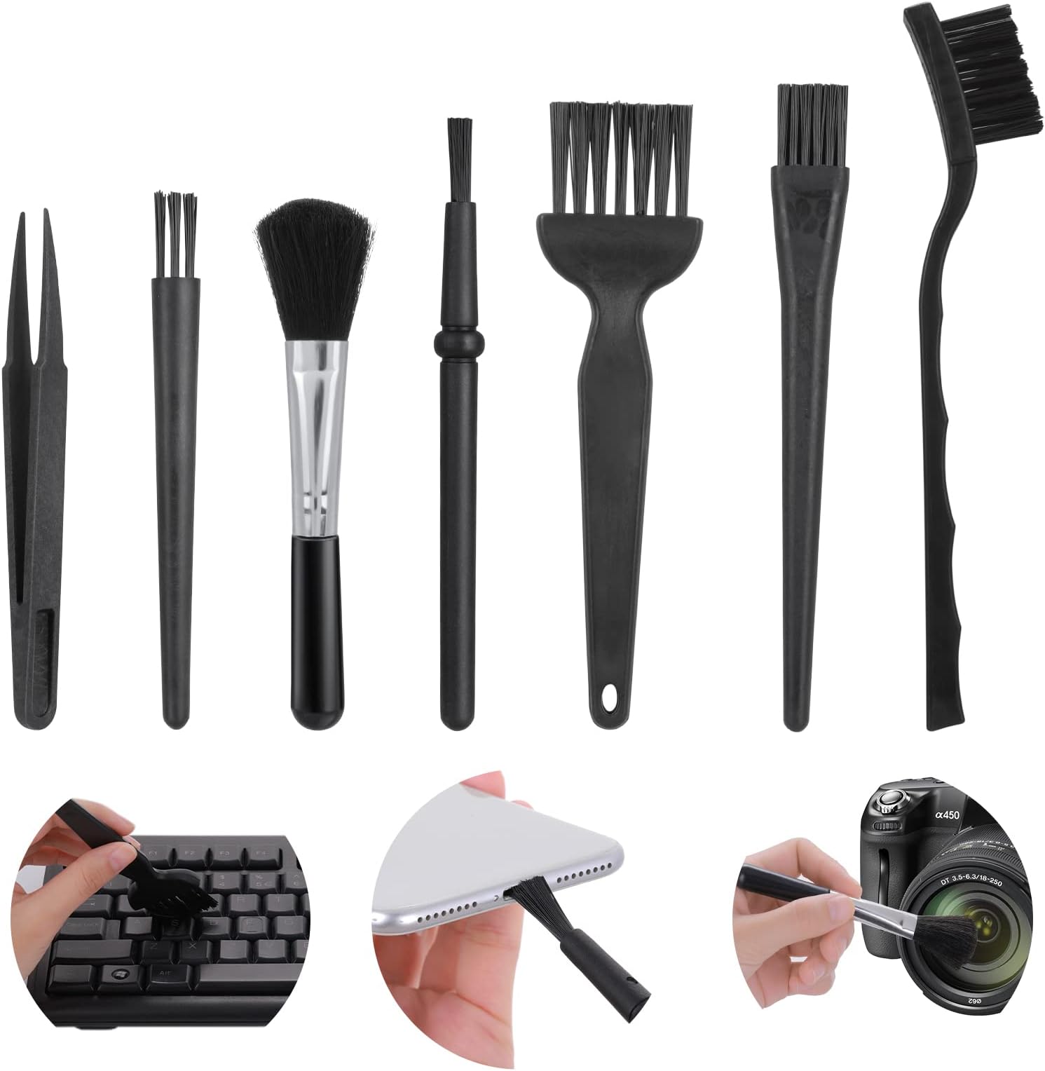 Amazon.com: 8 in 1 Anti Static Cleaning Brush Set Keyboard Brush ...