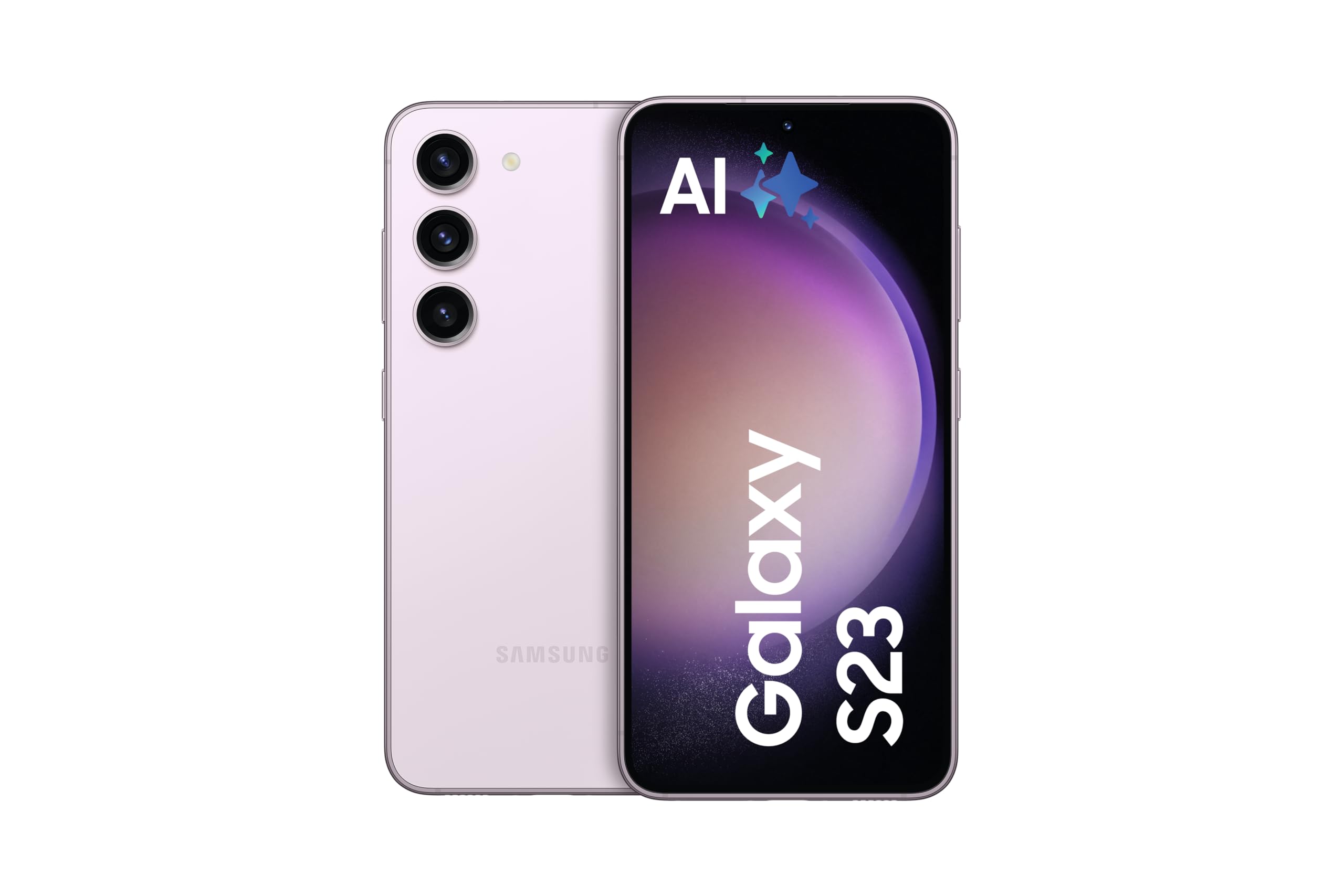 Samsung Galaxy S23 AI-Android-Smartphone, 128GB, 3.900mAh Akku, Smartphone ohne Vertrag Lavender ...