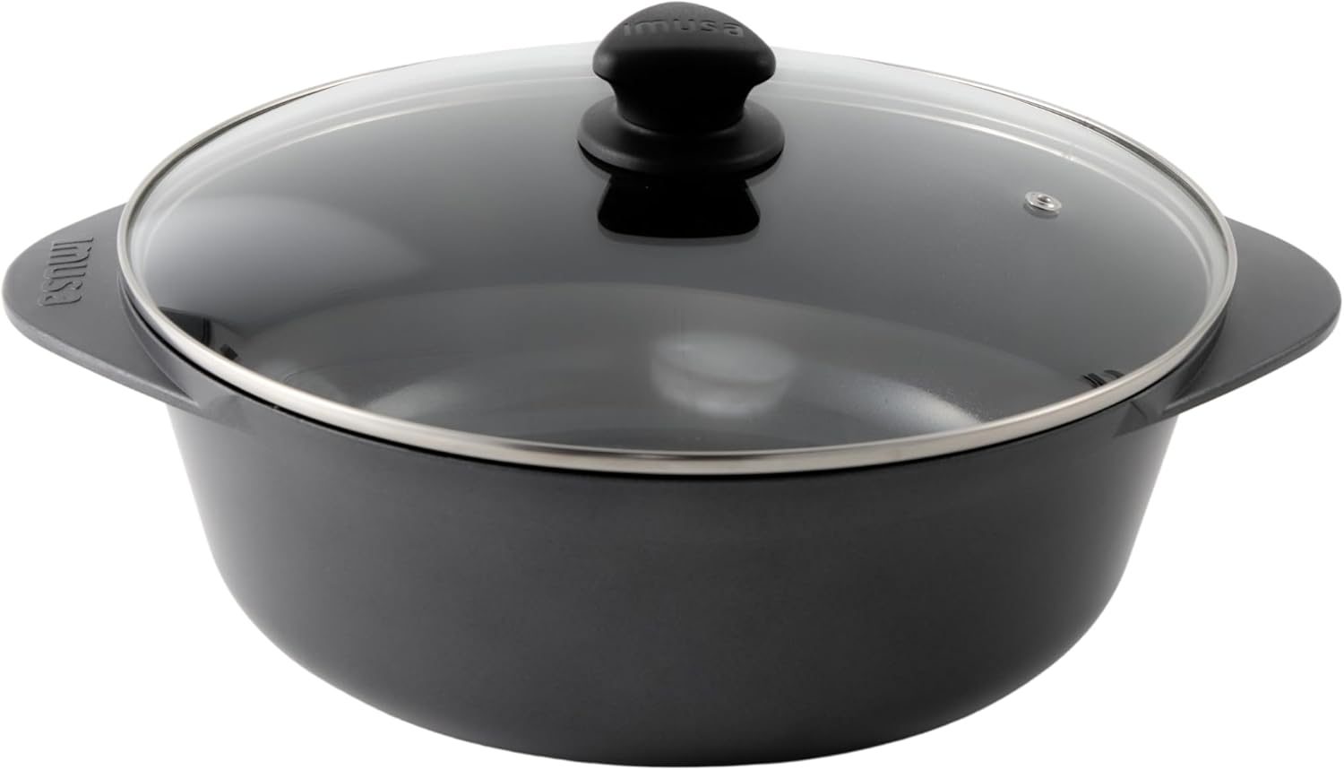 Amazon.com: IMUSA Cocotte Cast Aluminum Ceramic Nonstick Caldero with ...