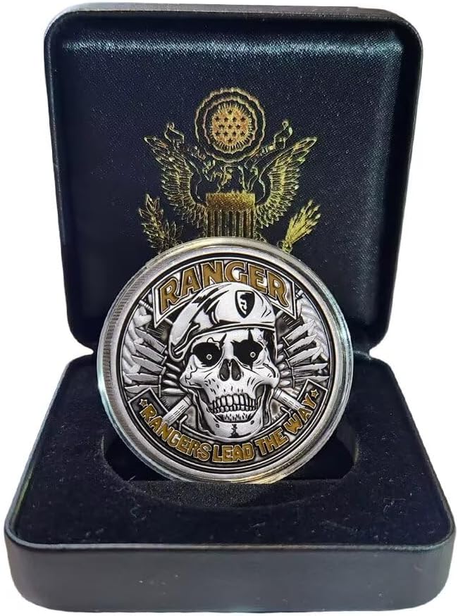 Amazon.com: United States Ranger Coin with Gift Box Regiment Army ...