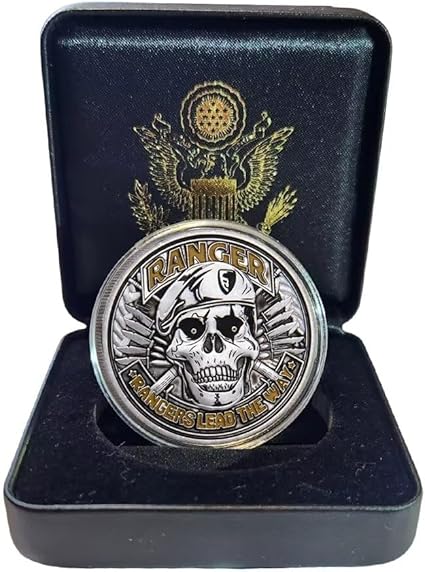 Amazon.com: United States Ranger Coin with Gift Box Regiment Army ...