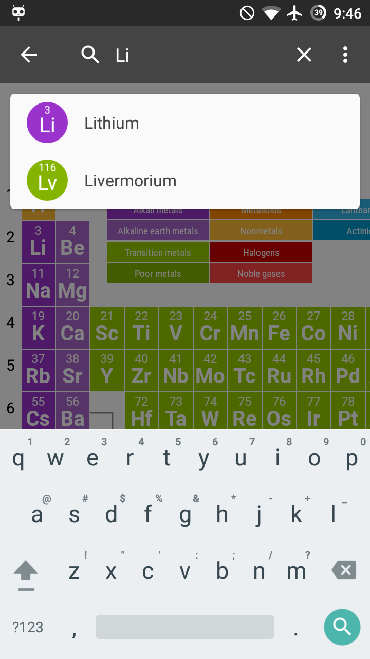 Ultimate Periodic Table - App on Amazon Appstore