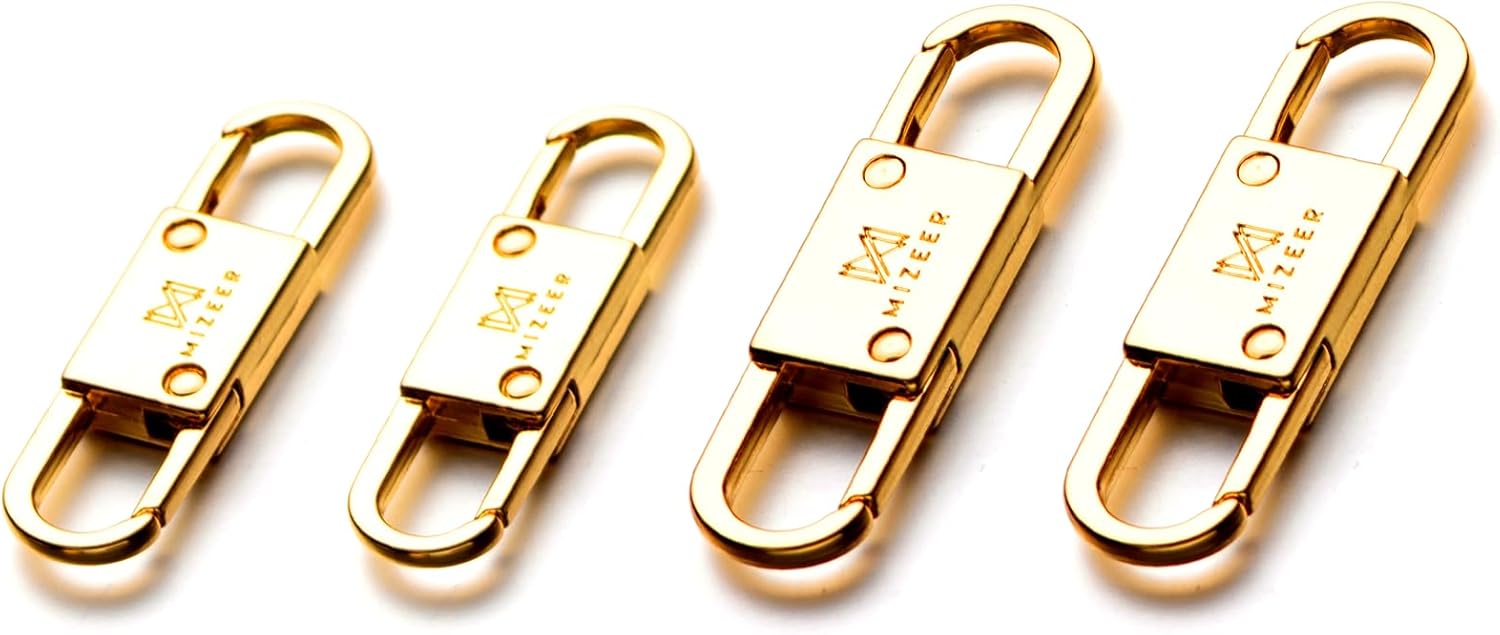 Amazon.com: Mizeer 2 Size Zipper Clip Theft Deterrent - Anti Theft ...