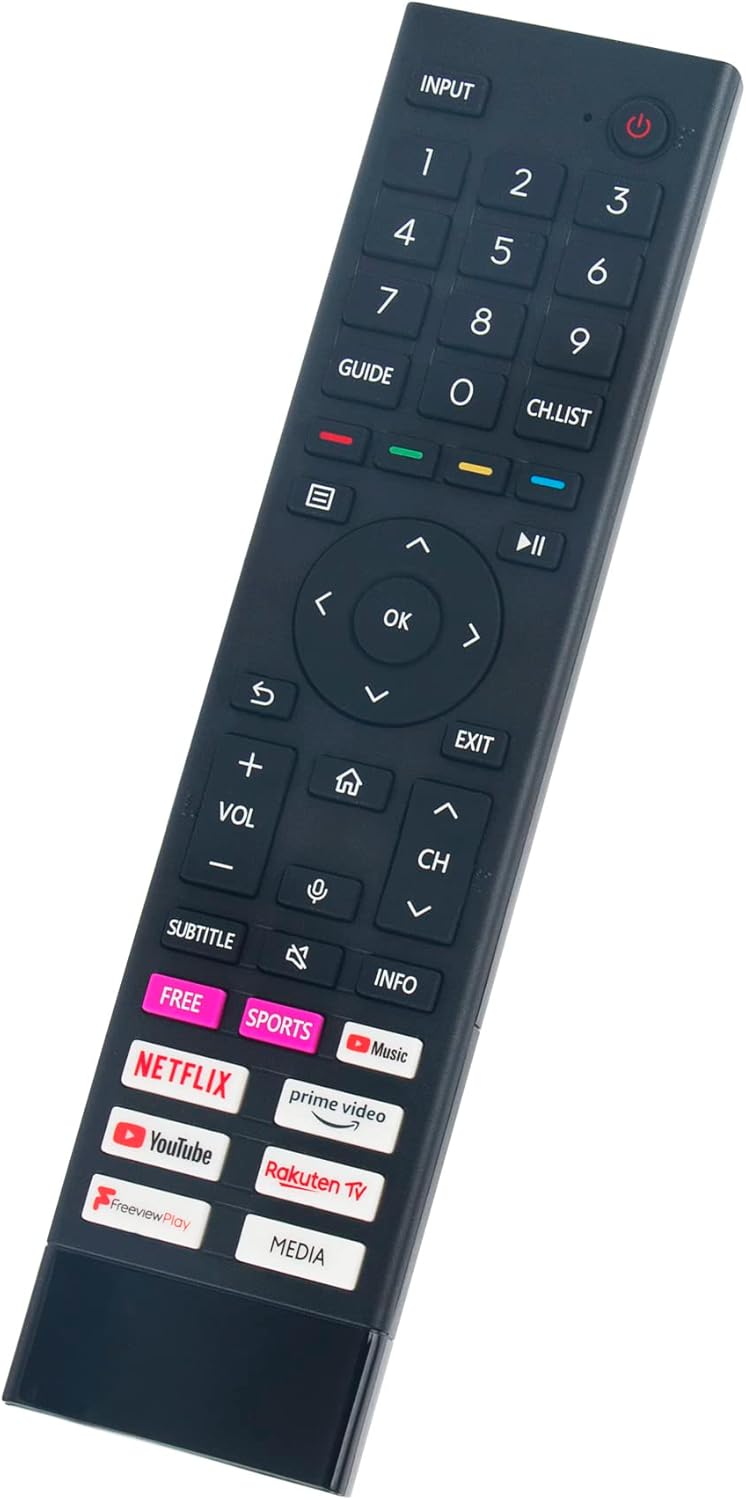 VINABTY Replaced Voice Remote Fit for ERF3A80 Hisense A6BG A6G 4K UHD ...