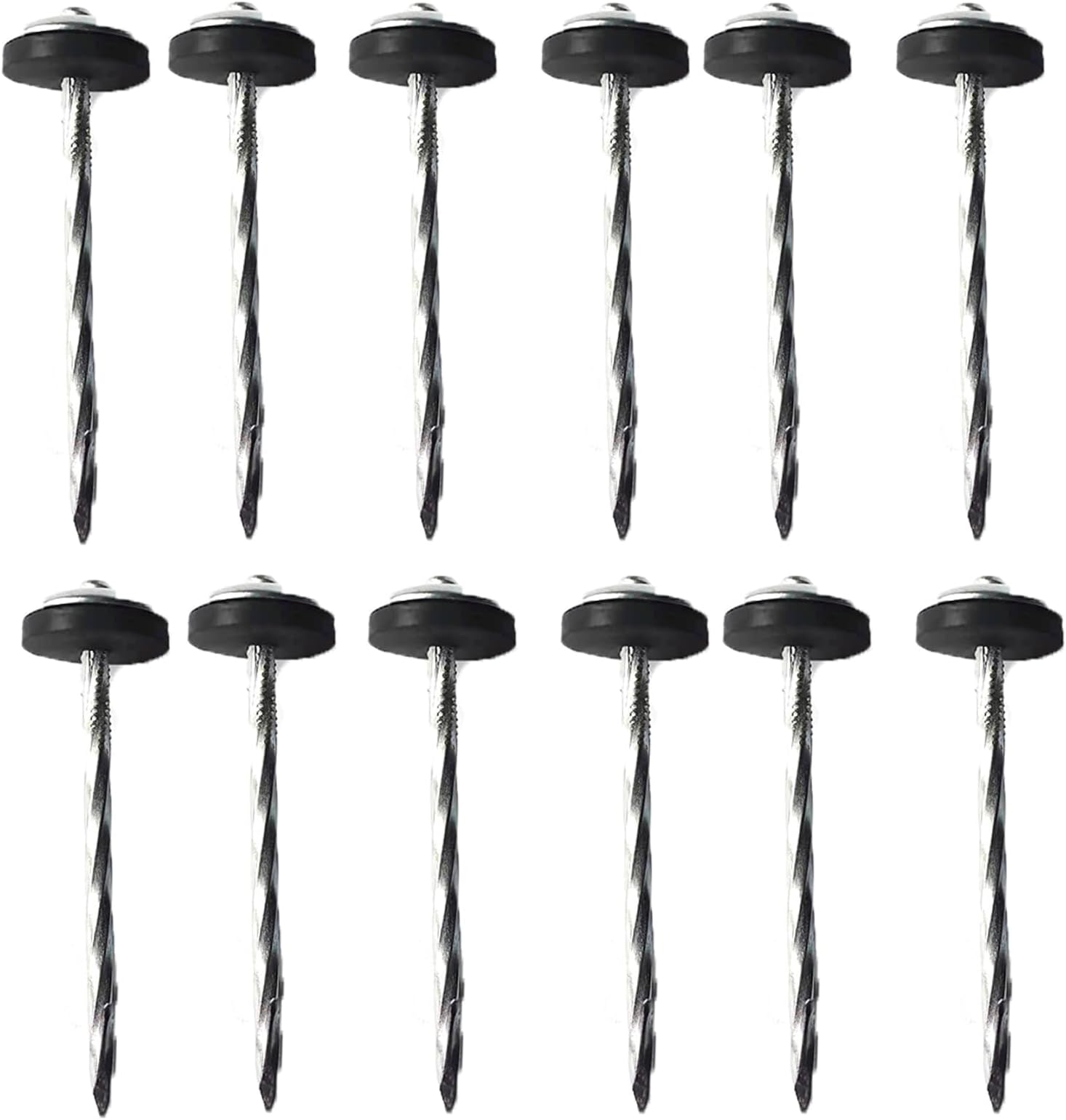 Groundsheet Pegs 12Pcs, Heavy Duty Steel Metal Tent Awning Tent Pegs ...