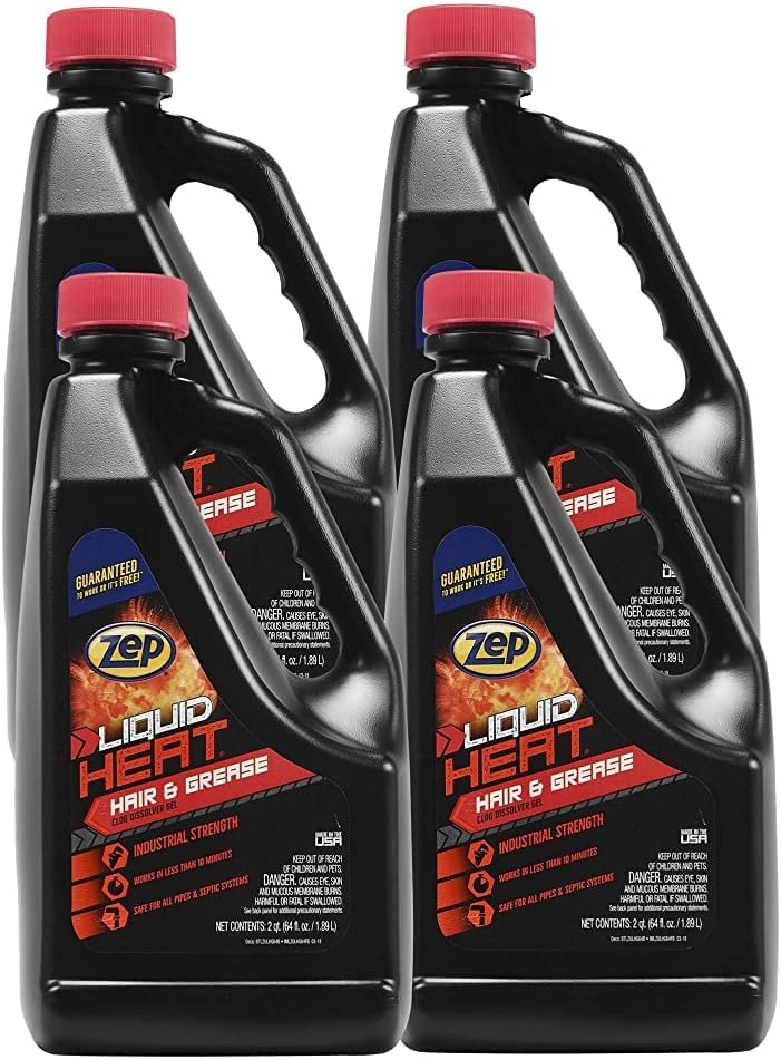 Amazon.com: Zep Liquid Heat Liquid Drain Opener 19 oz. : Health & Household