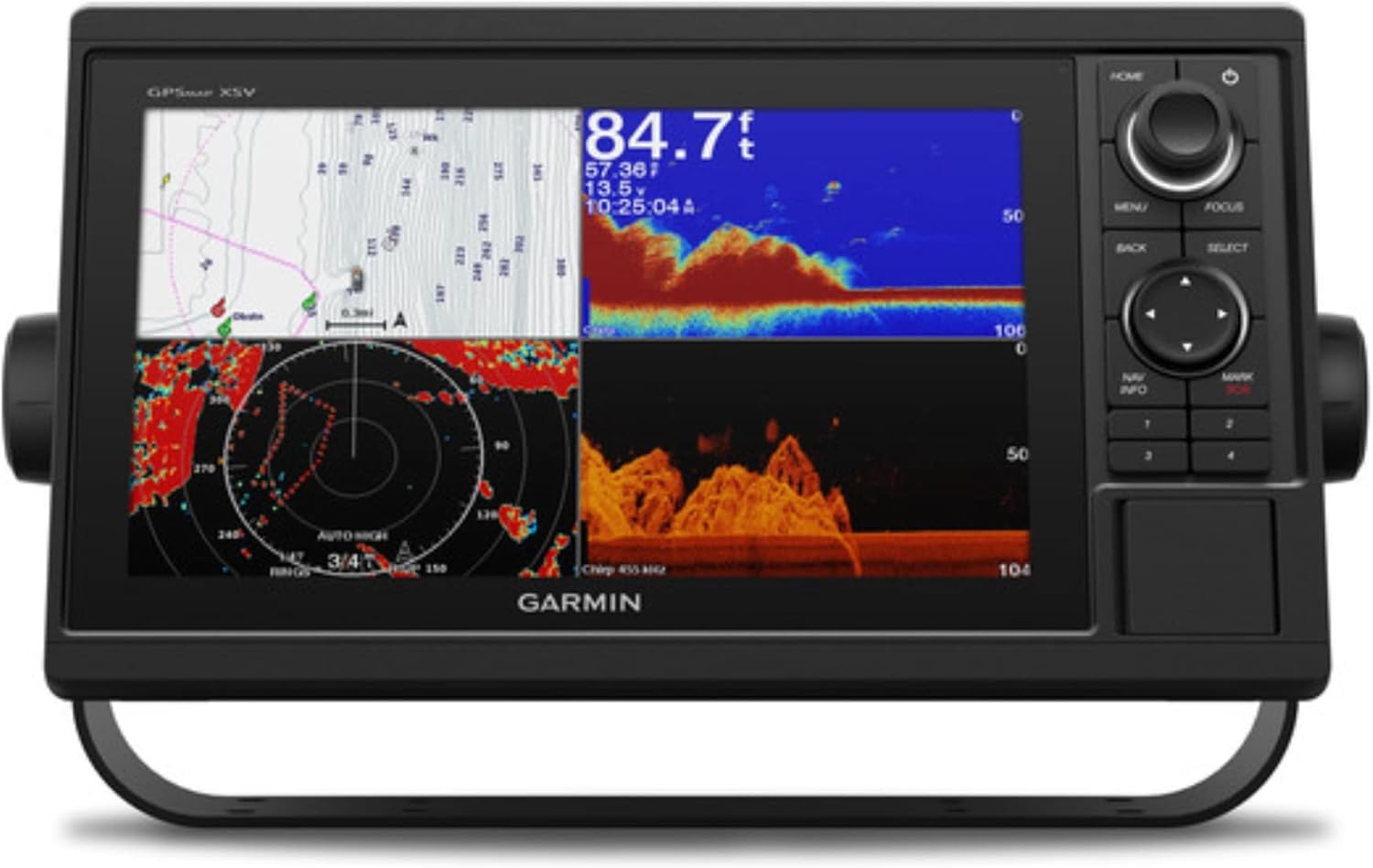 Amazon.com: Garmin 010-01740-60 GPSMAP 1042xsv with GT52HW-TM Transducer - 10", Navionics+ ...