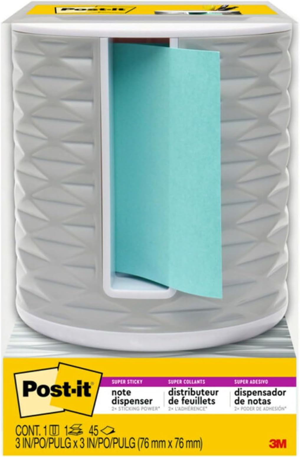 Post-it Notes Dispenser for 3" x 3" Pop-Up Sticky Notes, Vertical ...