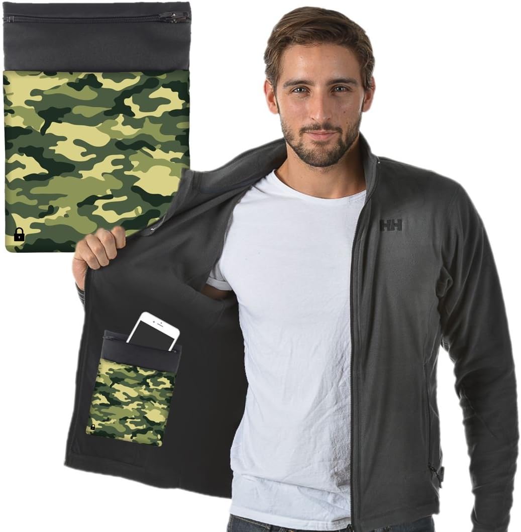 Amazon.com: PocketLuv, Add-On Hidden Coat Pocket: for Travel, Daily Use ...