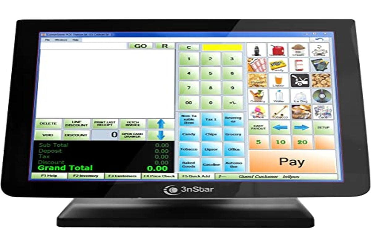 Amazon.com: 3nStar 15" 10 Points Capacitive Touch Screen Monitor Bezel ...