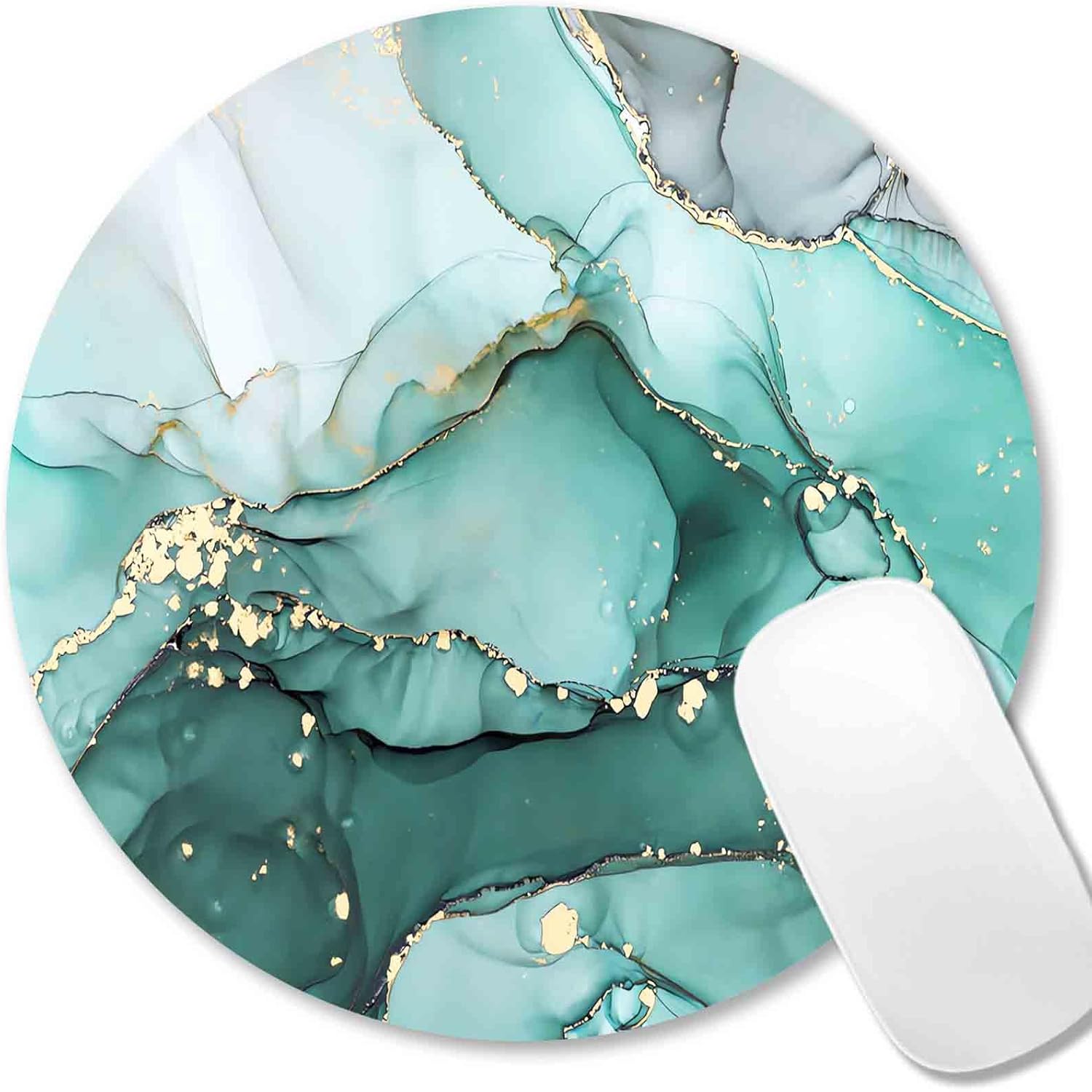 IMAYONDIA Teal Turquoise Mouse Pad Green, Luxury Small Luxury Womens ...