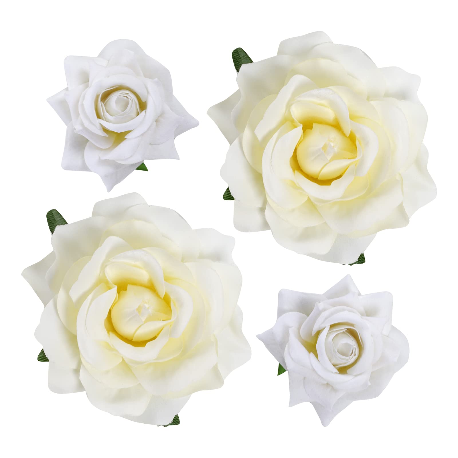 Amazon.com : Topbuti Rose Hair Clip Flower Hairpin Rose Brooch Floral ...