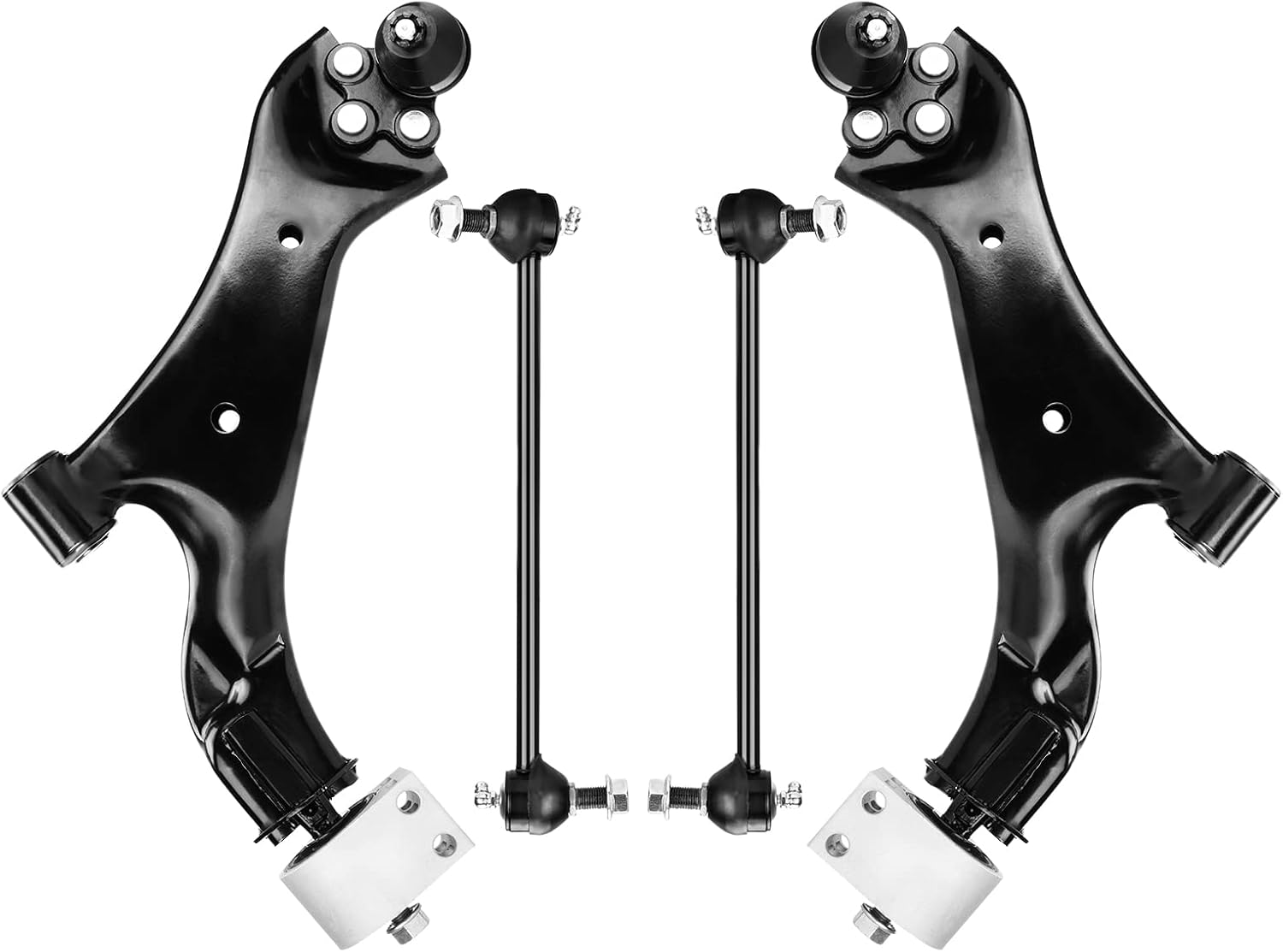 Amazon.com: Front Driver & Passenger Side Lower Control Arms Suspension ...