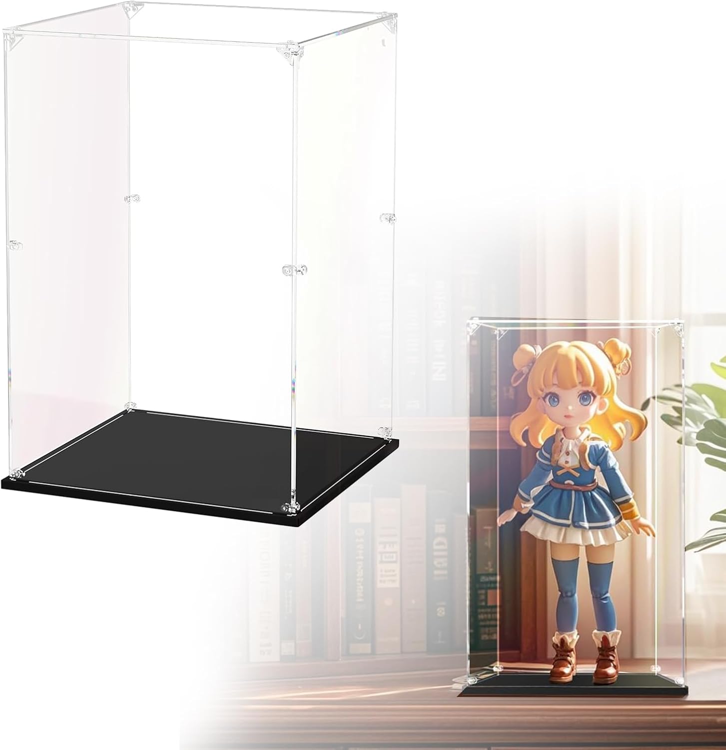 Amazon.com: Acrylic Display Case for Collectibles 3 Tier Figure Display ...