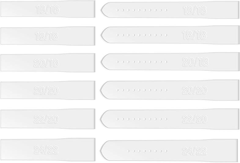 Amazon.com: LaserThing Watch Strap Template Set - Acrylic Template ...