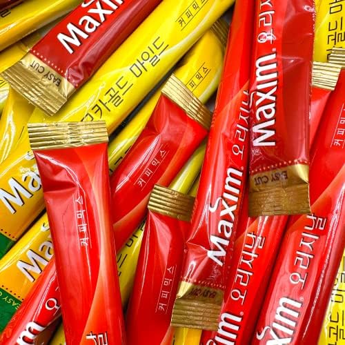 Amazon.com : Maxim Korean Instant Coffee Mix Variety Pack, 3 in 1 ...