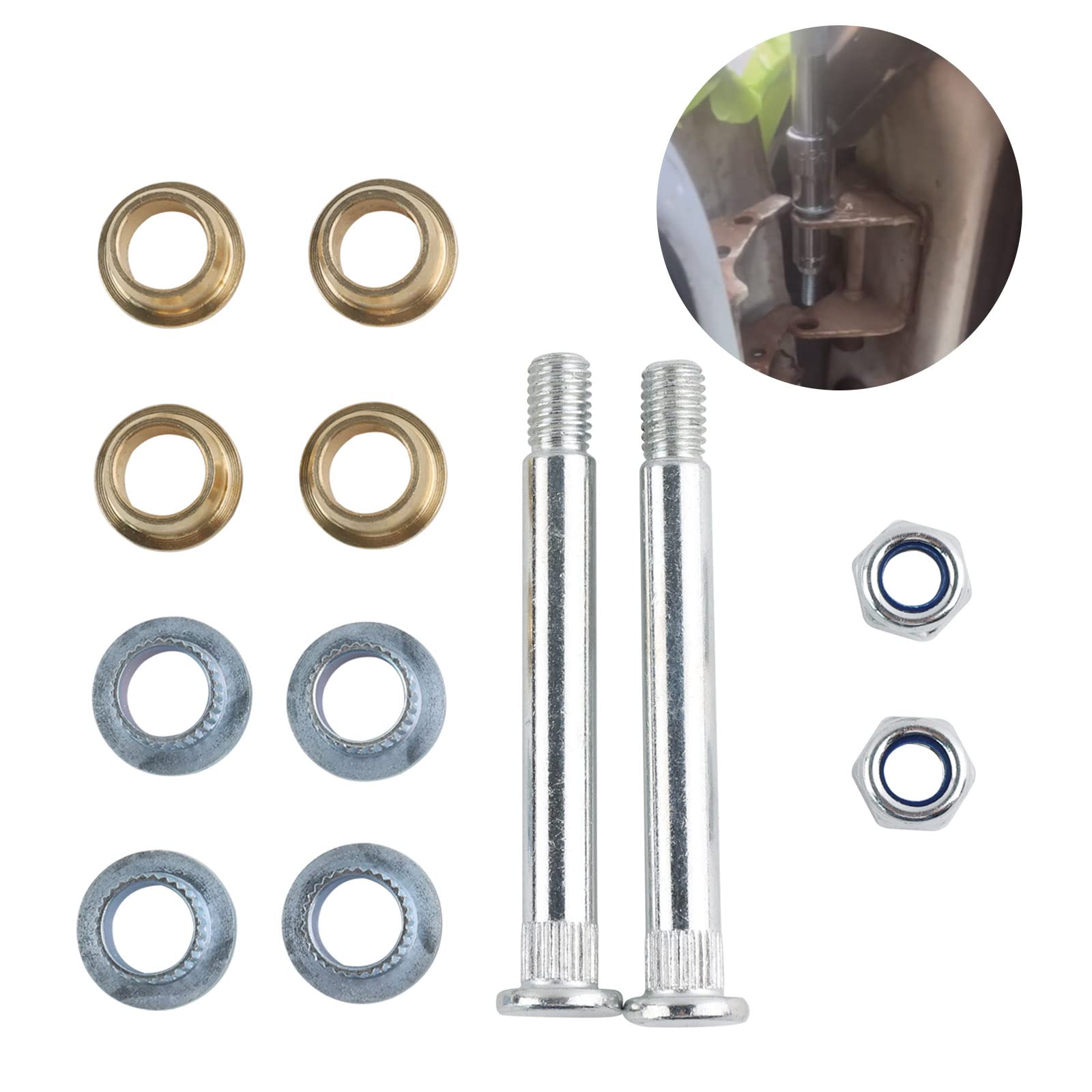 Amazon.com: VVORHSBELL Door Hinge Bushing Kit, Door Hinge Pin and ...