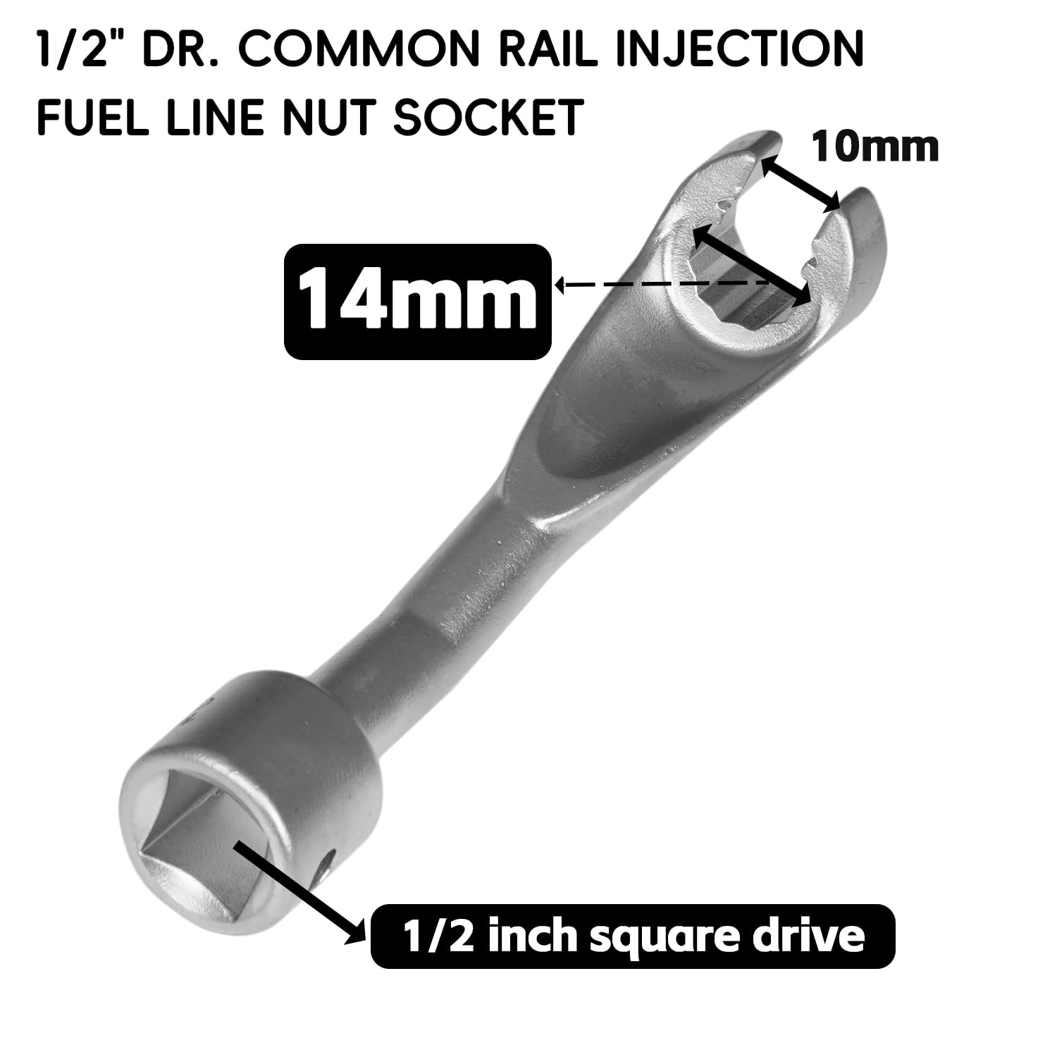 Snapklik.com : GIMYUAN 1/2 Inch Diesel Injector Fuel Line Socket Wrench ...