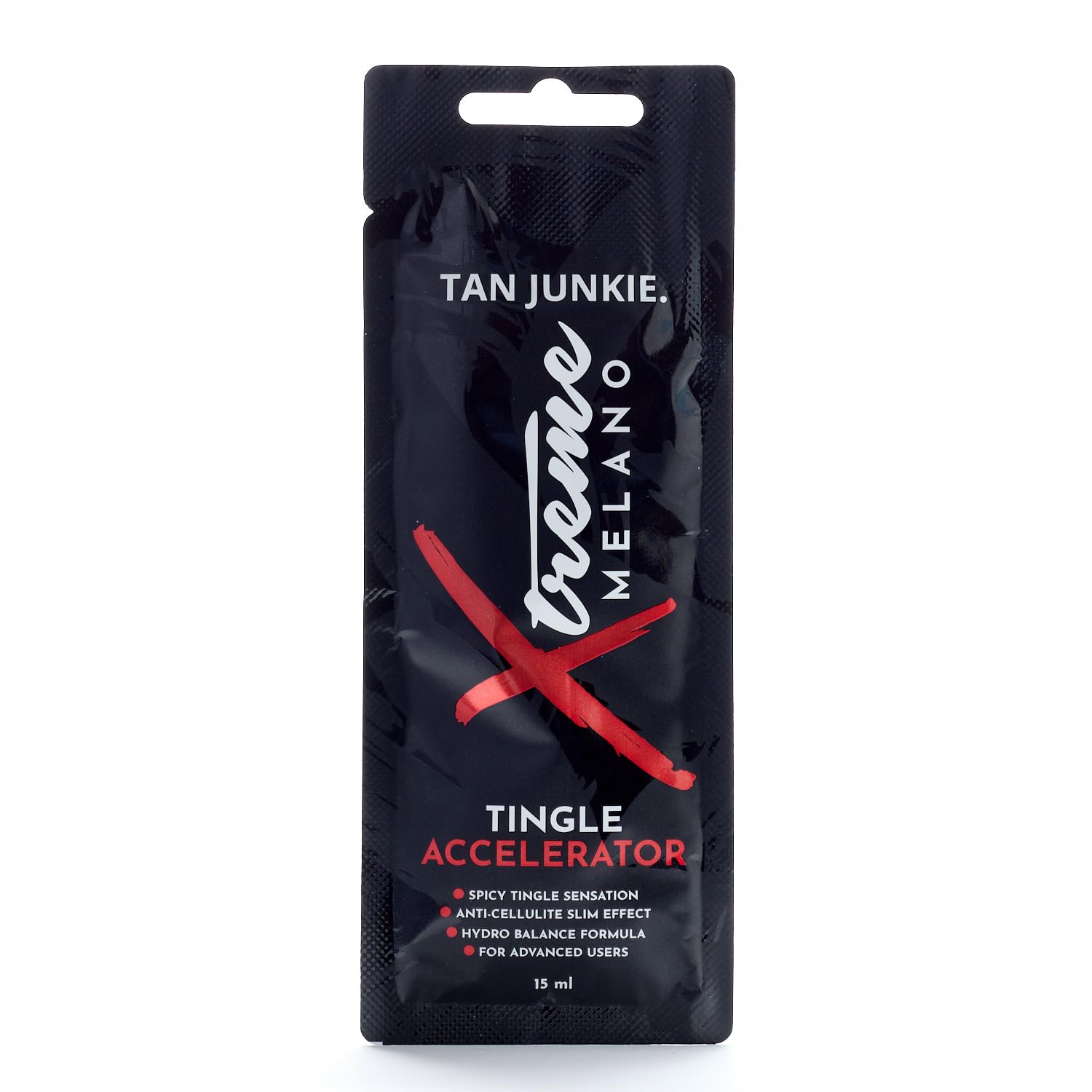Tan Junkie Xtreme Melano Tingle Accelerator | 15ml Sachet - Luxurious ...