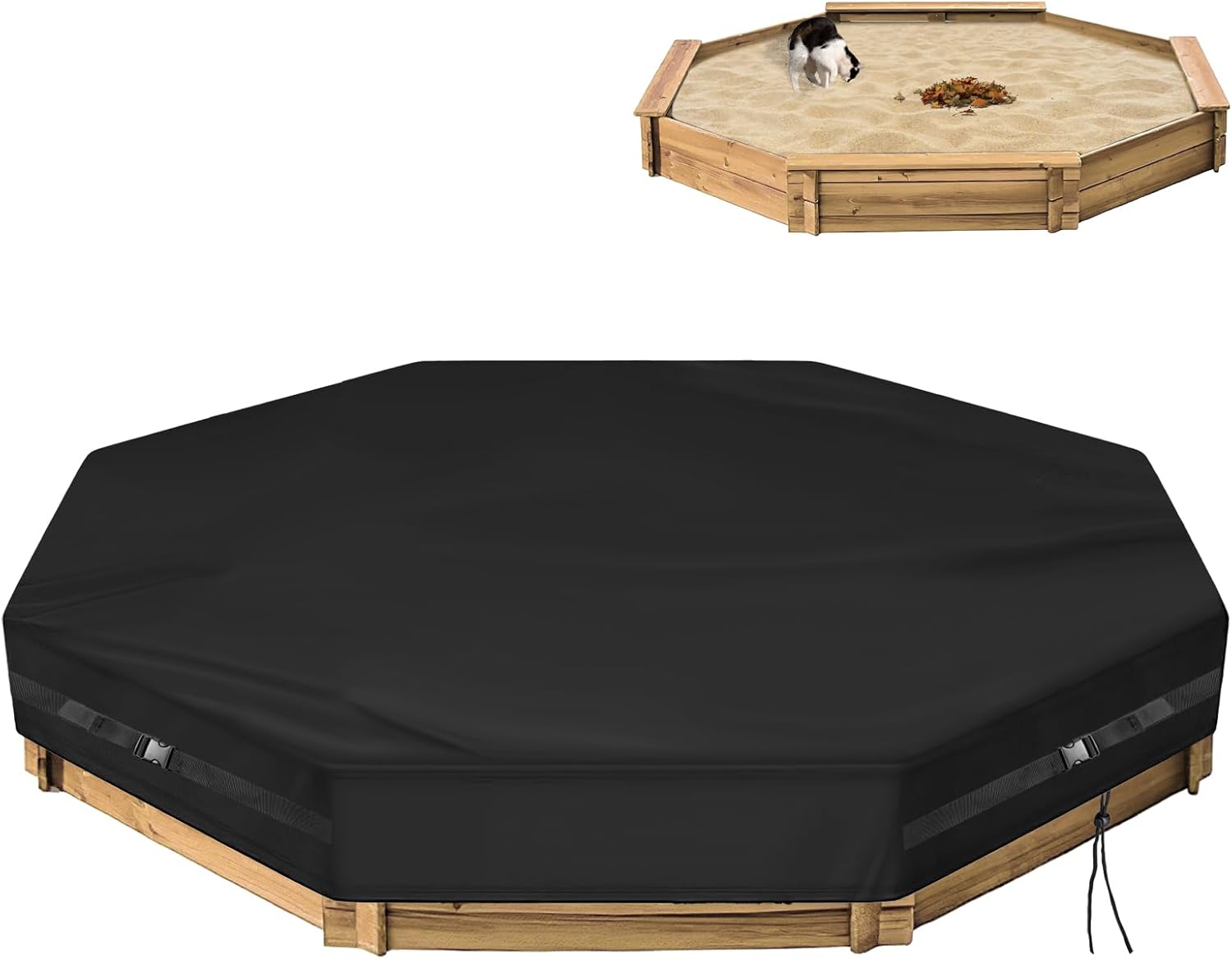 Amazon.com: Kasla Octagon Sandbox Cover, 500D Oxford Cloth Waterproof ...