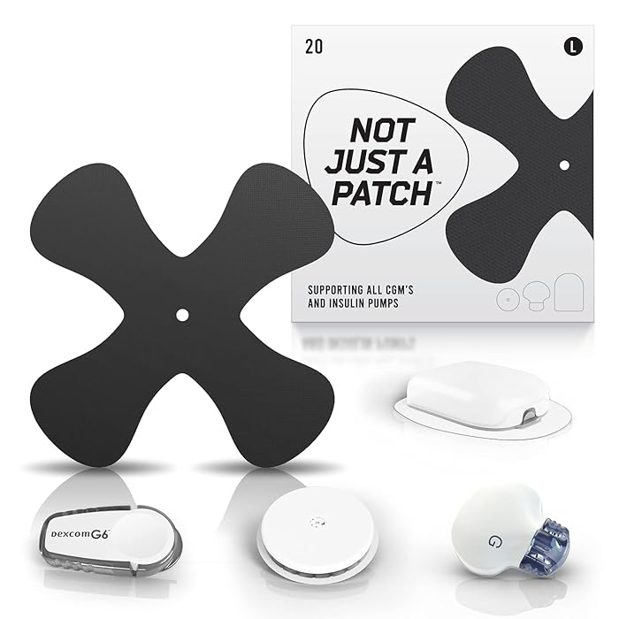 Buy Not Just A Patch X-Patch CGM Sensor Patches (20 Pack) - Water ...
