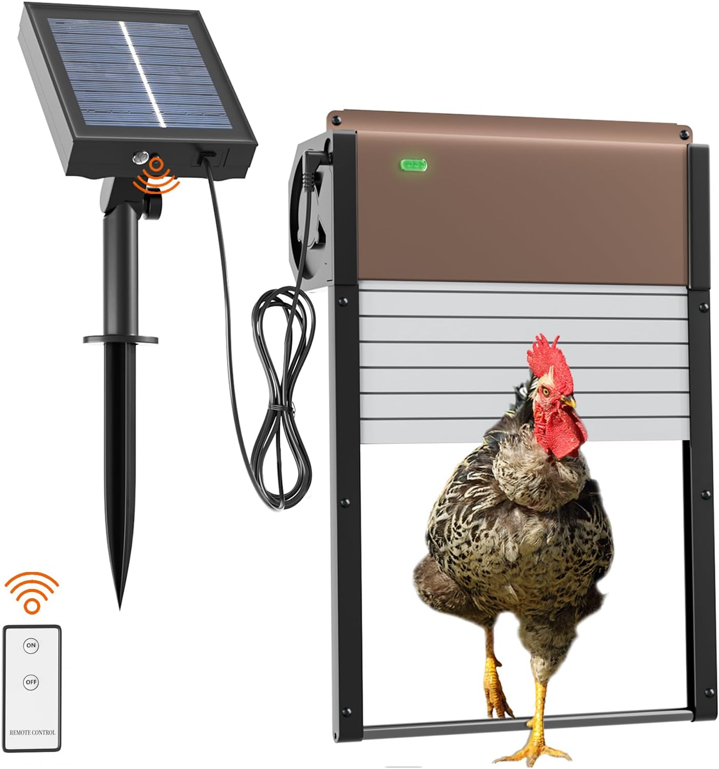 Amazon.com: SOYESIN Automatic Solar Chicken Coop Door, Powered Opener ...
