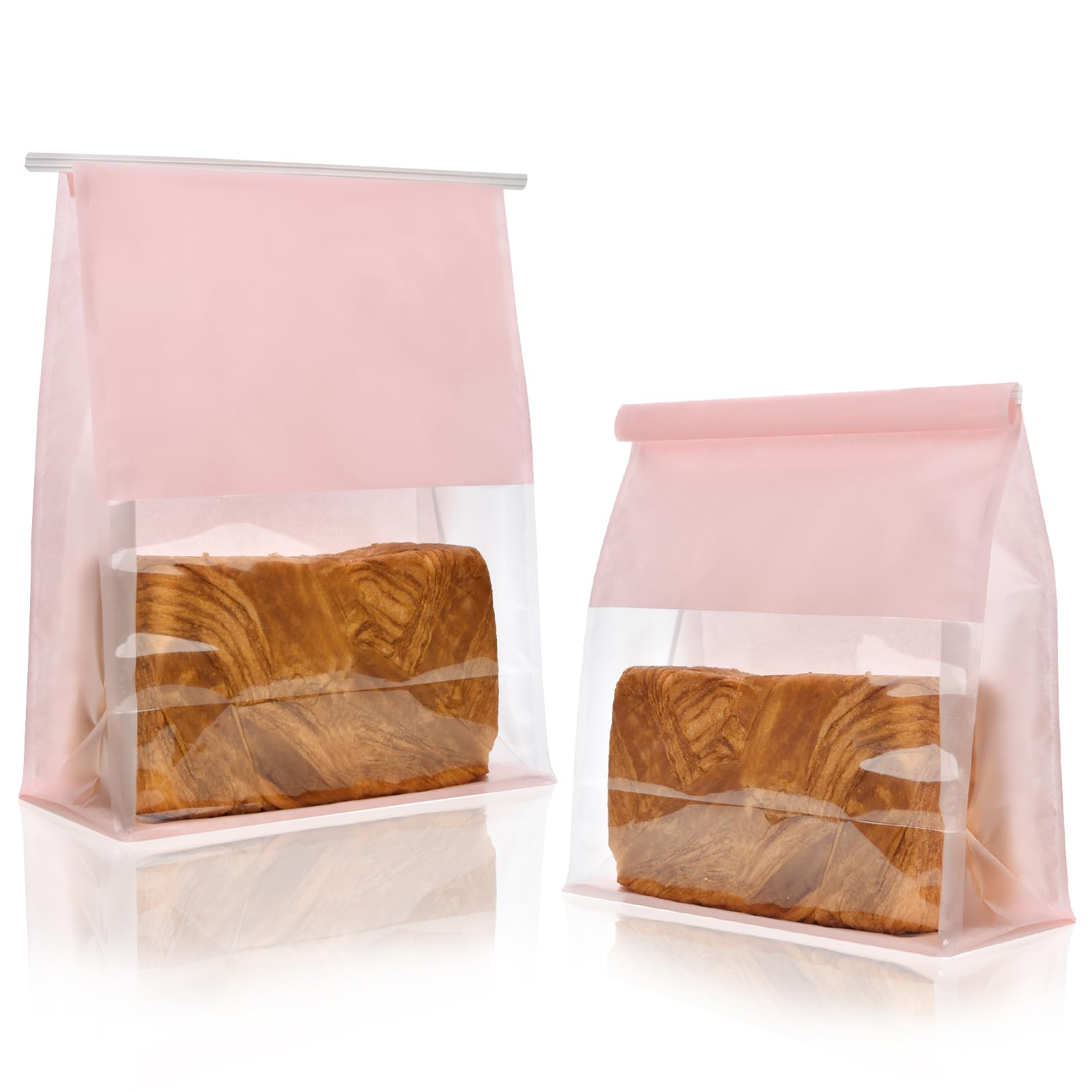 Amazon.com: Funcoo 50 Pcs Paper Bread Loaf Bag Food Packaging Storage ...