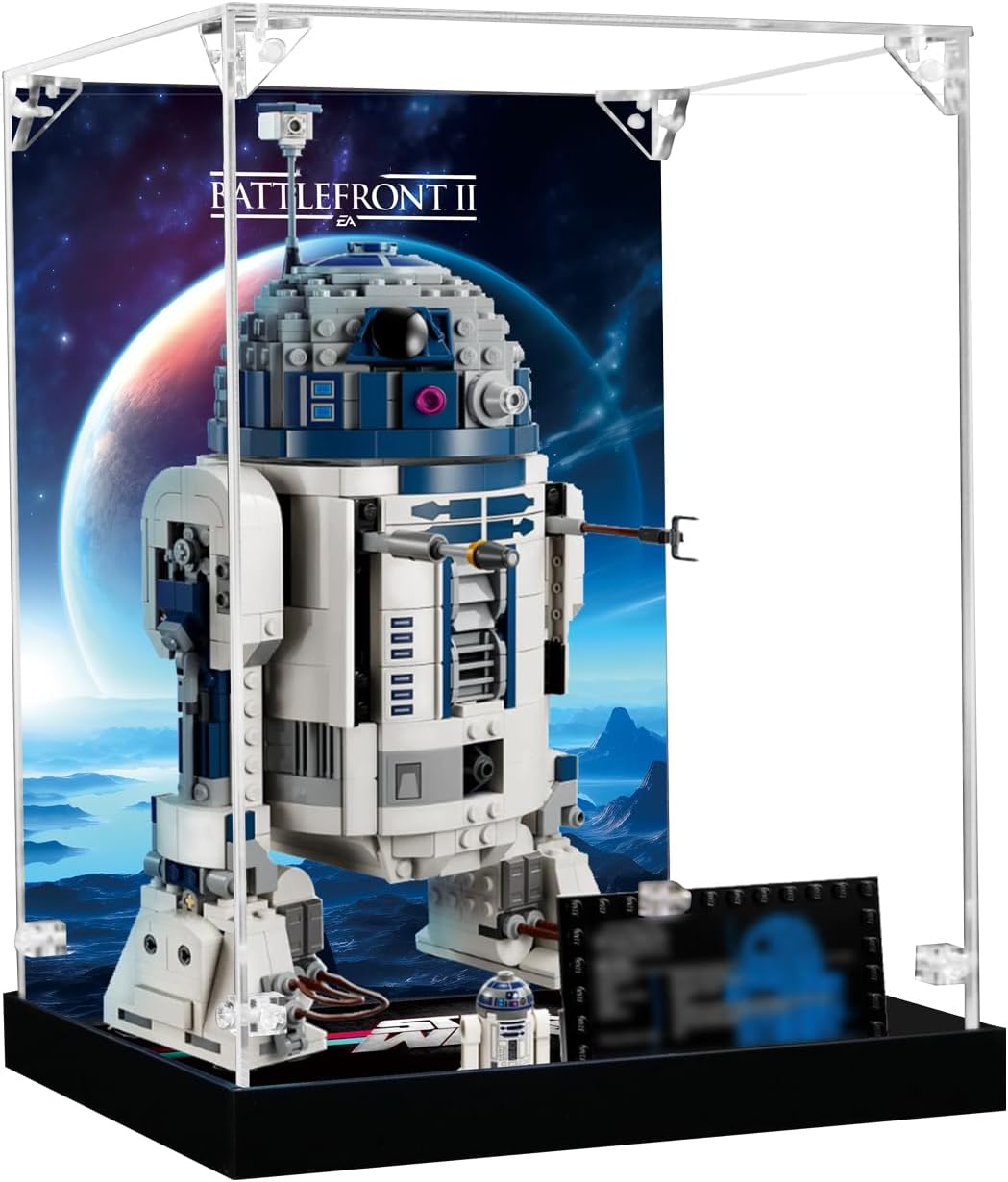 Amazon.com: WICUS 3mm Acrylic Display Case for Lego 75379 R2-D2 ...
