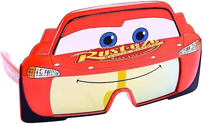 Amazon.com: Sun-Staches Disney Cars Official Lightning McQueen ...